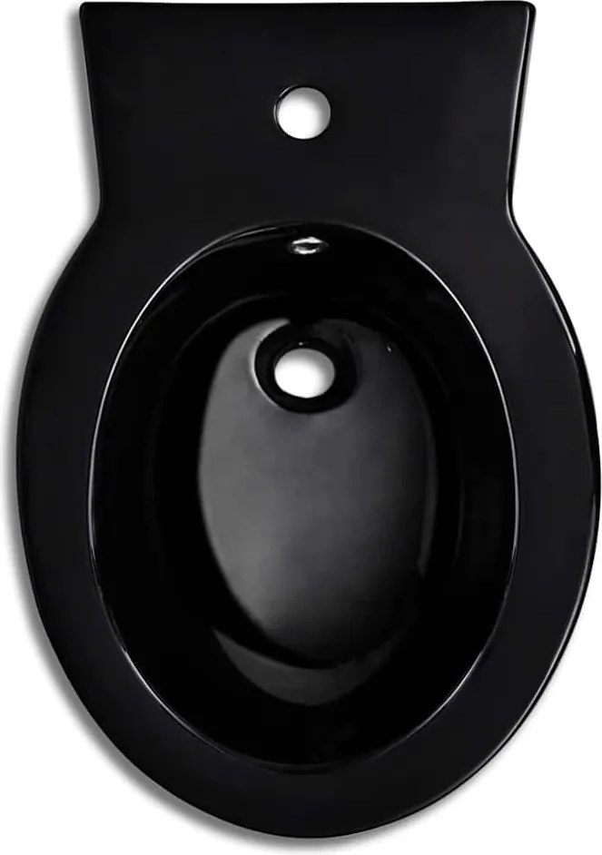 Keramické WC a bidet černé 270567
