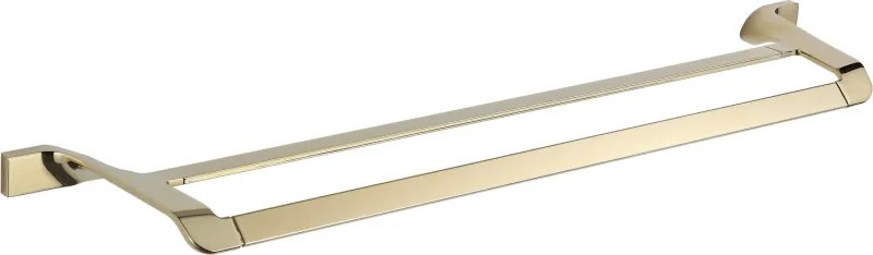Mexen Rino, 2-řadý držák na ručníky, zlatá lesklá, 7027025-50