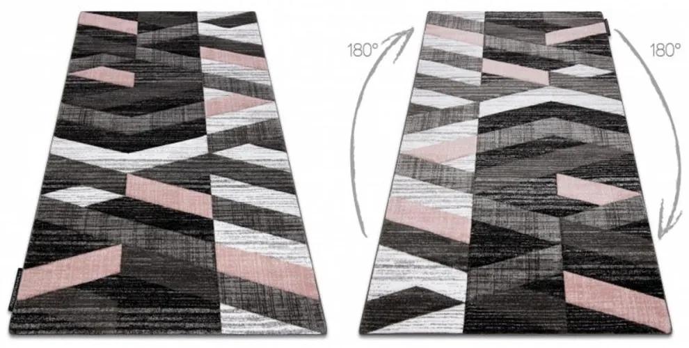 Kusový koberec Bax šedorůžový 160x220cm