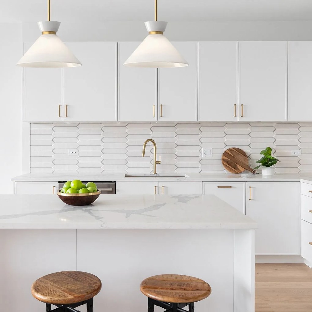 Elstead HALSTON PM-GD designový lustr do kuchyně 1xE27