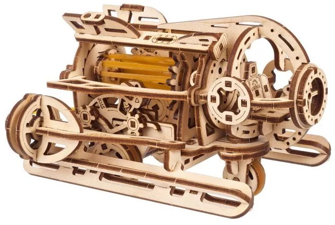 Ugears 3D dřevěné mechanické puzzle Steampunková ponorka