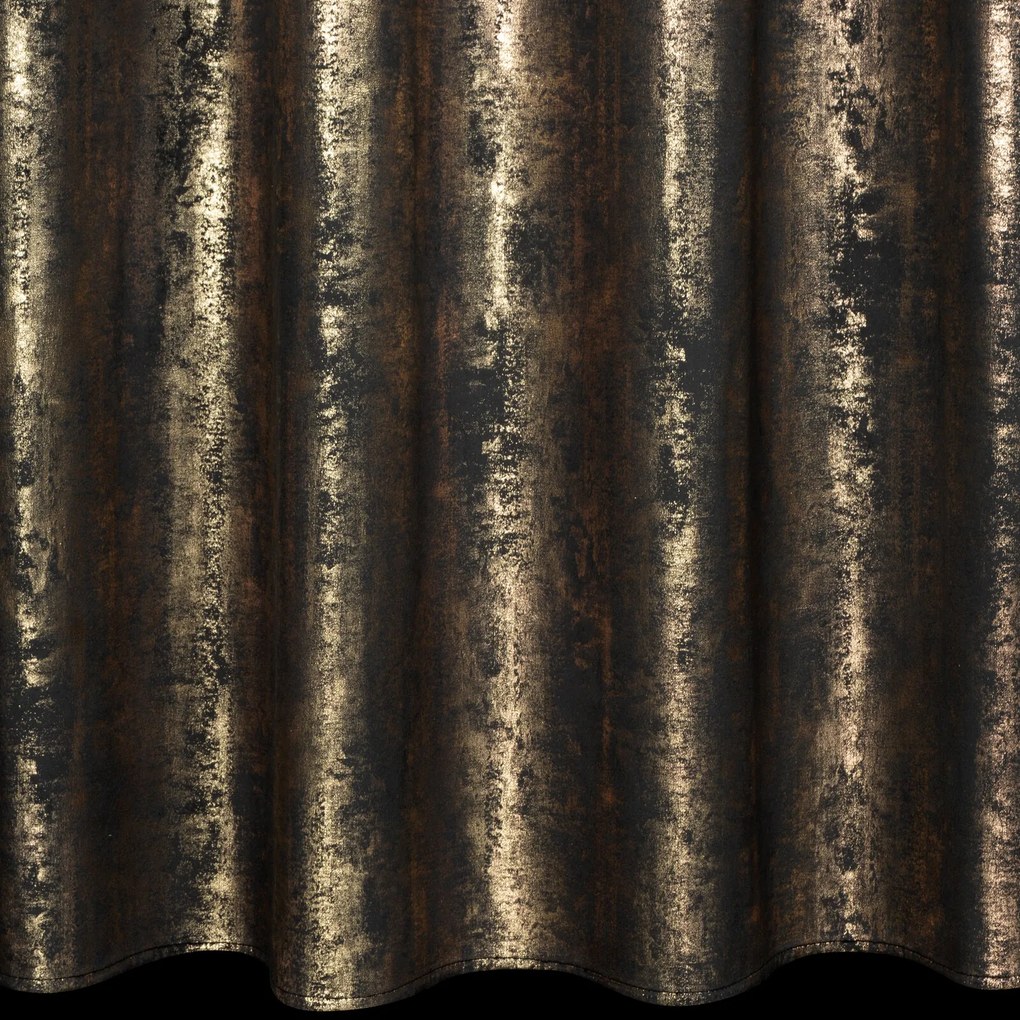 ZATEMŇOVACÍ ZÁVĚS NA KROUŽCÍCH RENIA 140X250 CM VZOROVANÁ