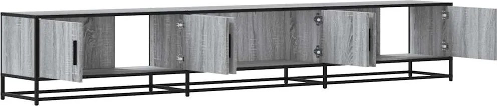 TV skříňka šedá sonoma 240 x 35 x 41 cm kompozitní dřevo 3300798