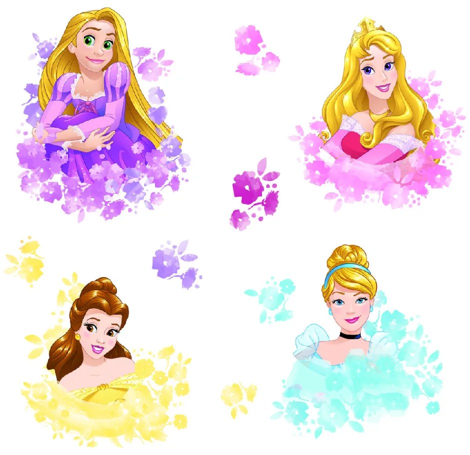 York Wallcoverings Samolepky do stěnu s Disney motivem PRINCEZNY