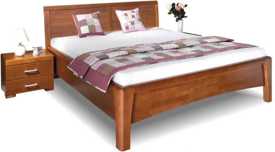 Zvýšená postel z masivu CORDOBA 1, masiv buk , 160x200 cm