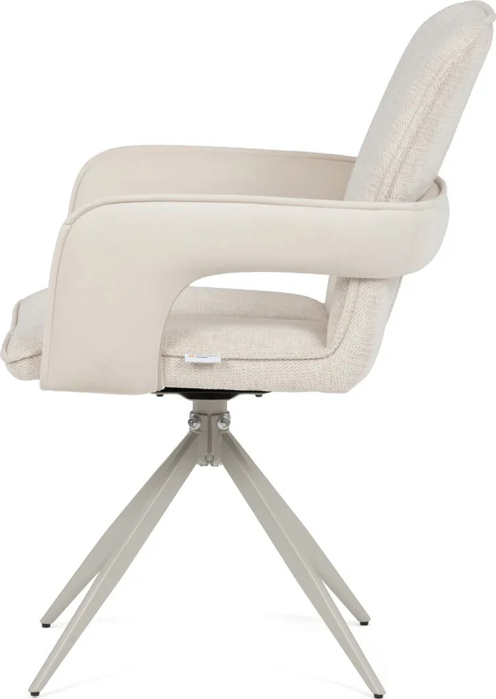 Autronic Jídelní židle otočná DCH-F1146 Barva potahu: Šedá