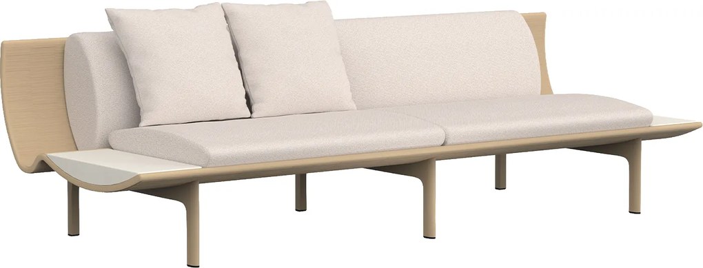 Gandiablasco designové zahradní sedačky Dunne 3 Seater Sofa With Two Tables