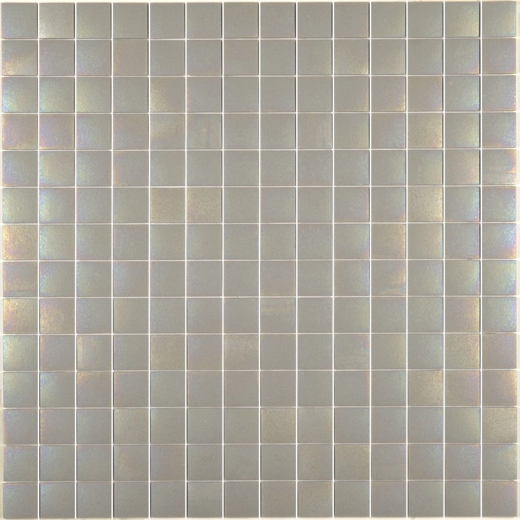Hisbalit Skleněná mozaika stříbrná Mozaika 708 2,5x2,5 (33,3x33,3) cm - 25708LH