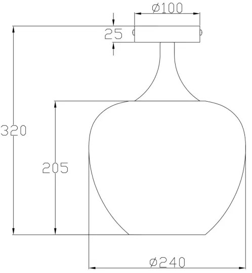 Globo 15548DK - Stropní svítidlo MAXY 1xE27/40W/230V bílá/antracit