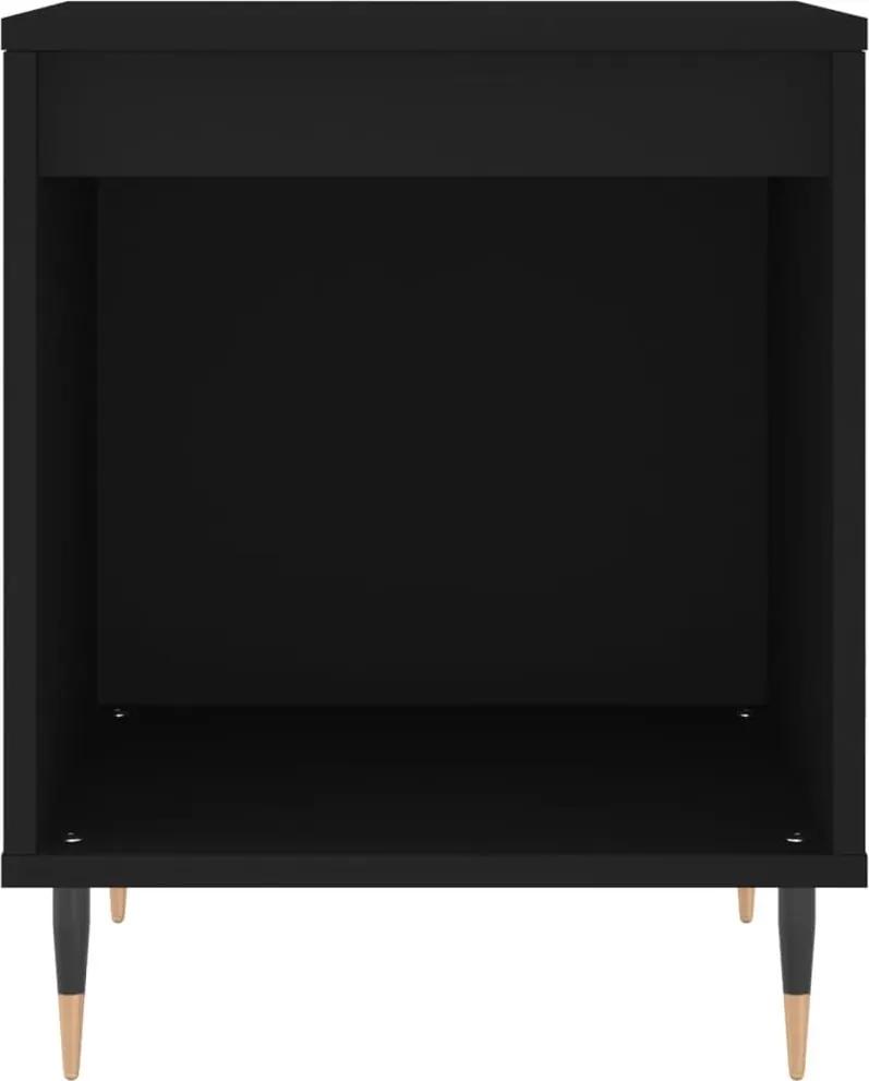 vidaXL Noční stolky 2 ks 40 x 35 x 50 cm kompozitní dřevo [830703] Barva: bílá s vysokým leskem