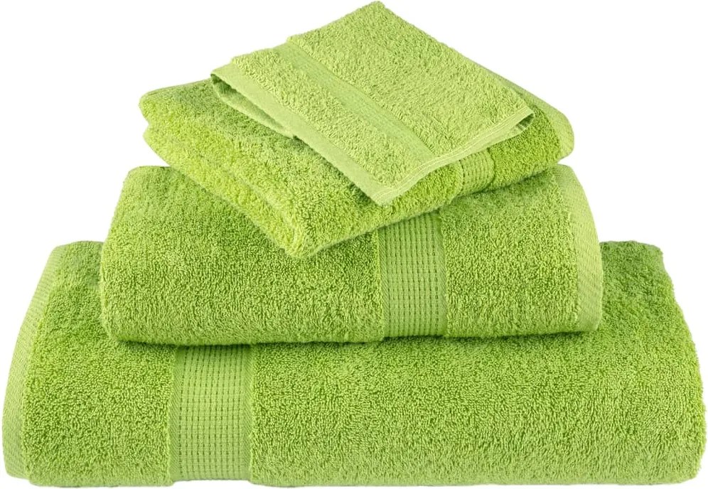 Premium ručníky SOLUND 10 jablkově zelené 70x140cm 600g/m² 137502