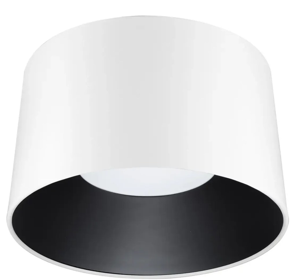 LED bílo-černé designové stropní svítidlo Atil