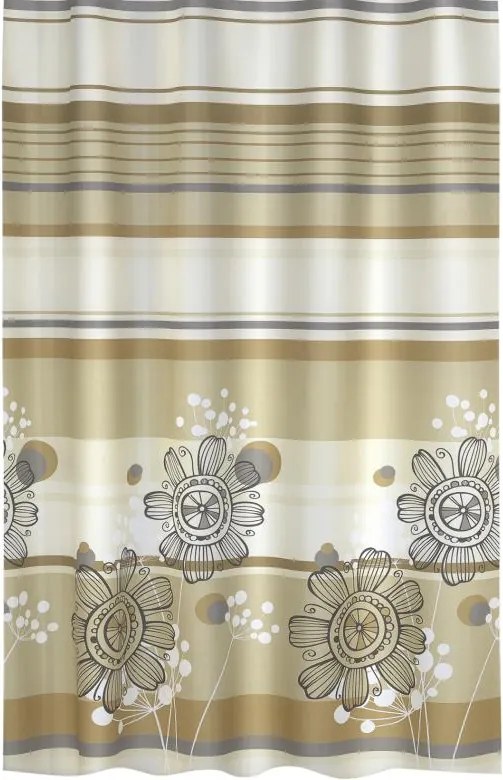 Bellatex Koupelnový závěs Béžová 180x200 cm
