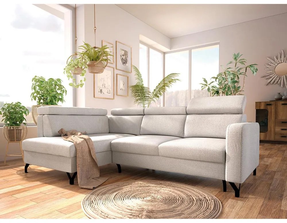 Sedací souprava ALLICANTE | 162x241 | rozkládací + USB + úlož. prostor | VÝBĚR TKANIN