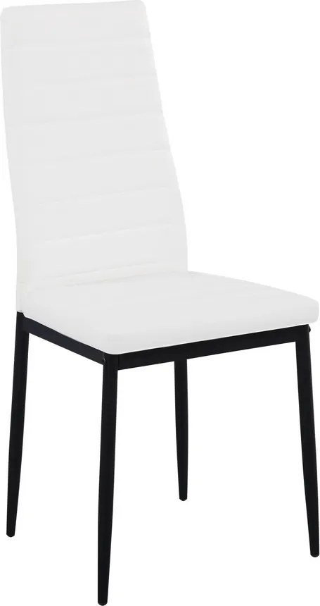 Casarredo Jídelní čalouněná židle HRON III bílá/černá