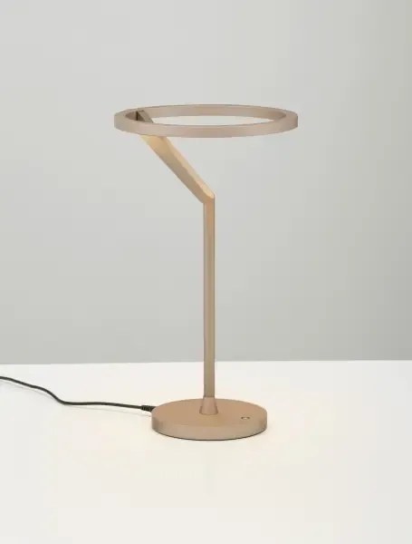 LED stmívatelná champaign zlatá stolní lampa Tilia