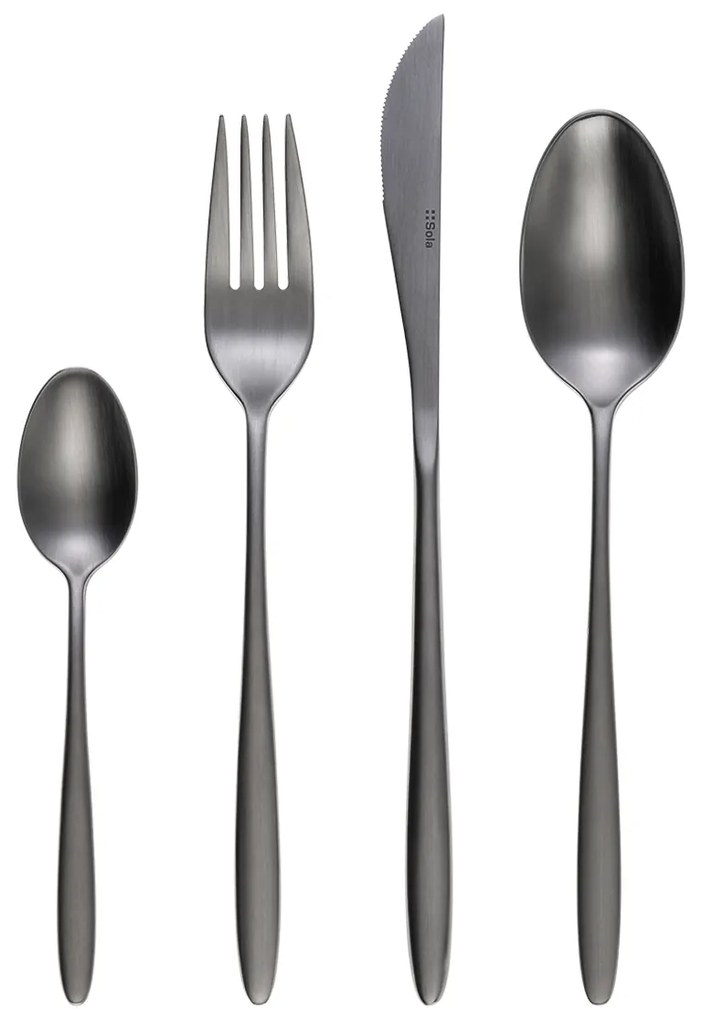 Příborový set 16 ks – Vivo PVD Light Grey matný - 140303