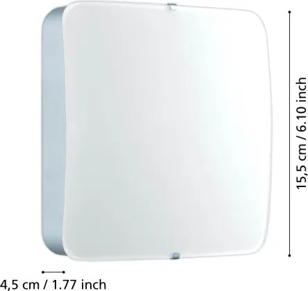 Eglo 95968 - LED stropní svítidlo CUPELLA LED/11W/230V lesklý chrom