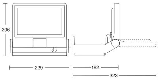 Steinel 069513 - LED Reflektor XLED PRO ONE LED/17,7W/230V IP44 antracit