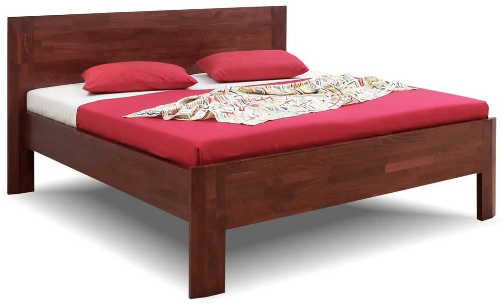Zvýšená postel dvoulůžko z masivu ELLA Family, masiv buk