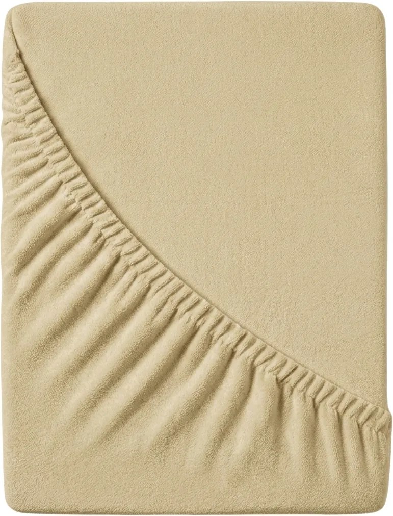 Froté prostěradlo EXCLUSIVE krémové 200x220 cm