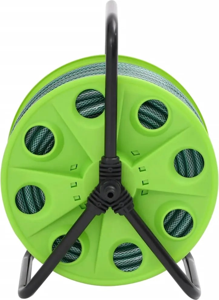 Volně stojící zelený hadicový naviják s 30m hadicí PVC 3281515