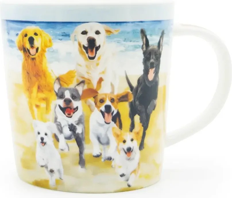 Porcelánový hrnek Vypusťte hafany, 400 ml – dárek pro pejskaře, čaj i kávu