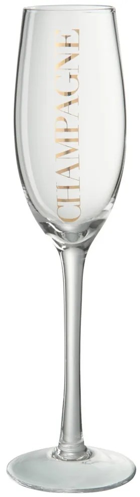 Sklenička na šampaňské Champagne - Ø 7*25 cm