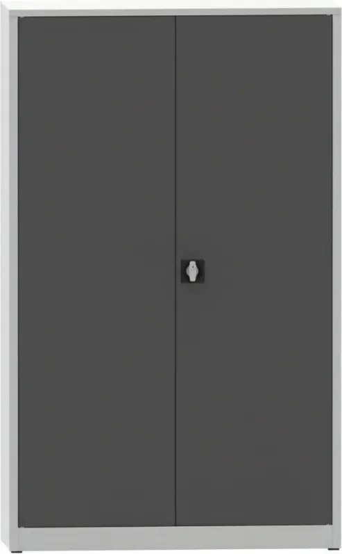 Dílenská policová skříň na nářadí KOVONA JUMBO, 4 police, svařovaná, 1200 x 600 x 1950 mm, šedá / grafit