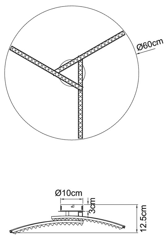 GLOBO JULES 67169-18 Stropní svítidlo