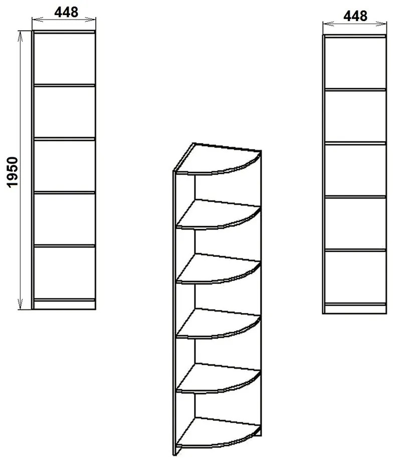 Vomaks Regál-1 olše