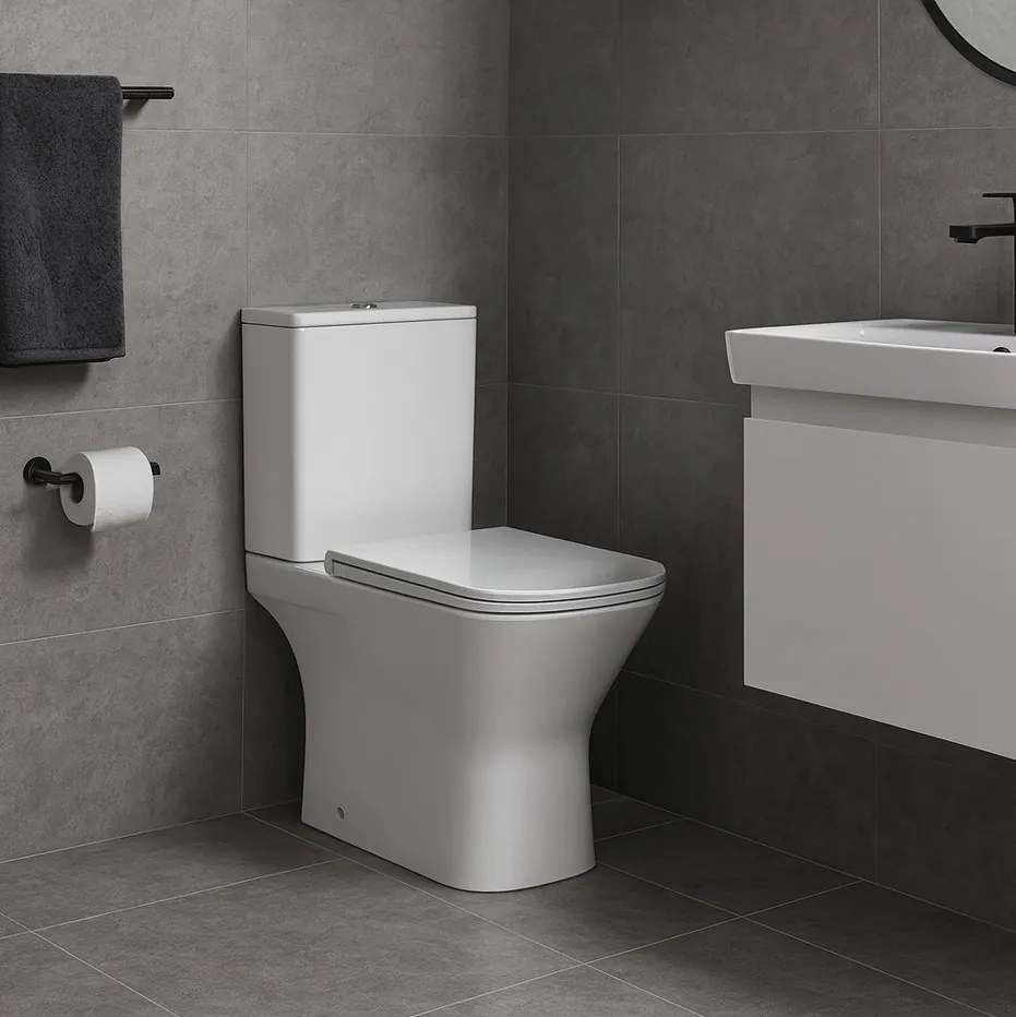 Invena Livion, WC kombi mísa s nádržkou včetně splachovací soupravy, tornado techn., sedátko s pomalým zavíráním, INV-CE-82-K01-J
