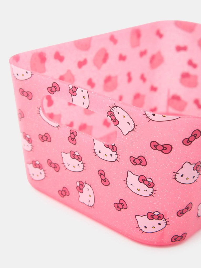 Sinsay - Plastový úložný box Hello Kitty - růžová