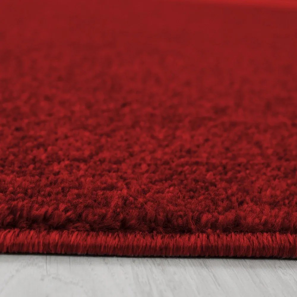 Vínový kulatý koberec ø 120 cm Ata – Ayyildiz Carpets
