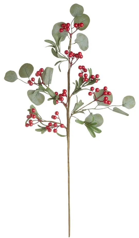 WINTERGREEN Větvička eukalyptová s bobulkami 70 cm