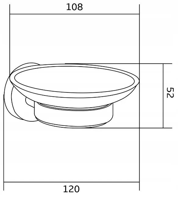 Mexen Remo držák na mýdlo, bílá, 7050739-20