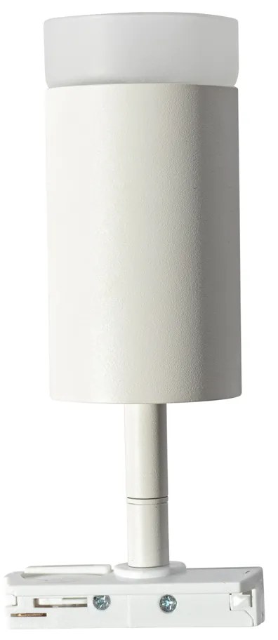 Moderní bodové svítidlo s bílým kroužkem pro 1-fázový kolejnicový systém GU10 50mm - Iconic Jeana