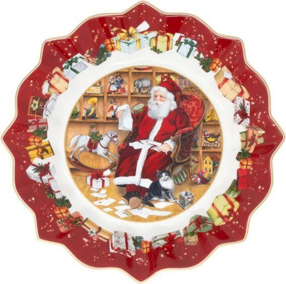 Toy's Fantasy Mísa, Santa čte seznam přání 25 cm, Villeroy & Boch