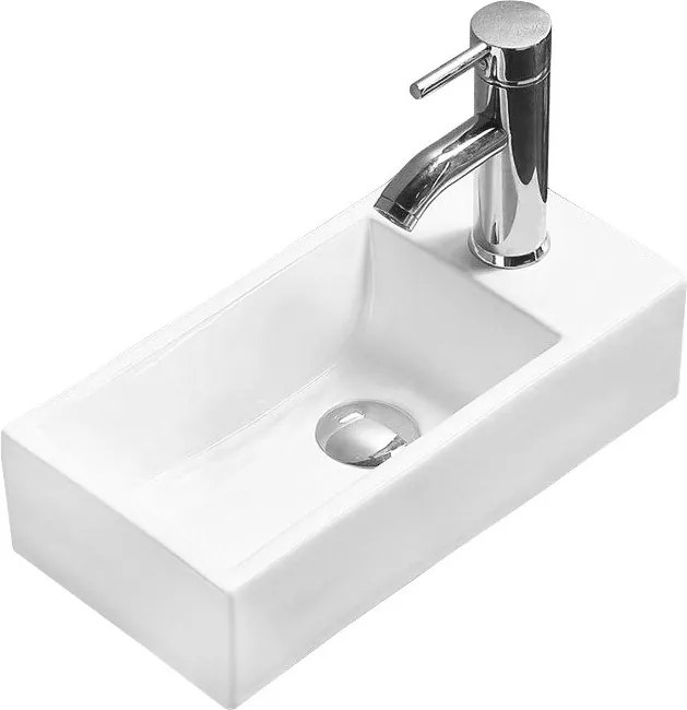 Mexen INEZ UMYVADLO, 40x20 CM, BÍLÁ, 21484000L