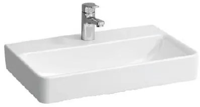 Laufen Pro S - Umyvadlo Compact, 60x38 cm, 1 otvor pro baterii, bez přepadu, s LCC, bílá H8189594001561