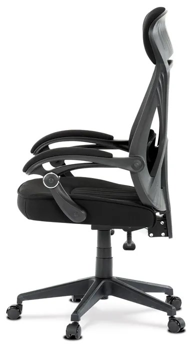 Ergonomická kancelářská židle VIGELTI - černá síťovina Barva: černá