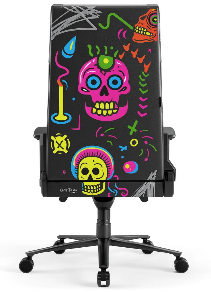 Herní židle Diablo X-Custom, Normal Size: černá