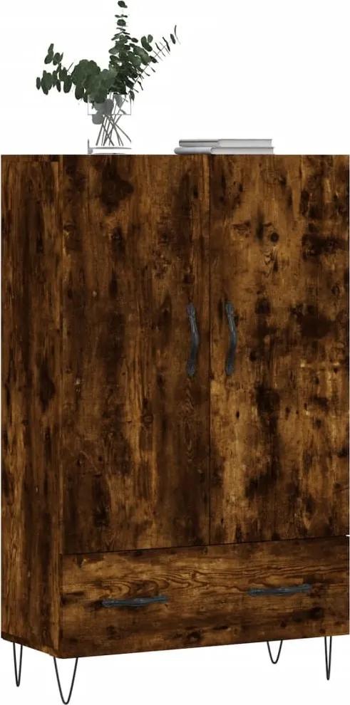vidaXL Skříň highboard 69,5 x 31 x 115 cm kompozitní dřevo [828233] Barva: dub sonoma
