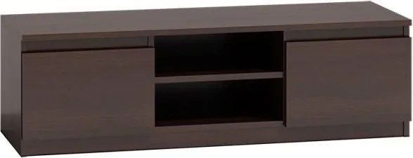 RTV stolek FLOWE 120 wenge (120 x 36) cm
