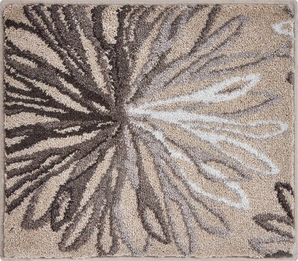 GRUND Koupelnová předložka ART taupe-béžová Rozměr: 50x60 cm