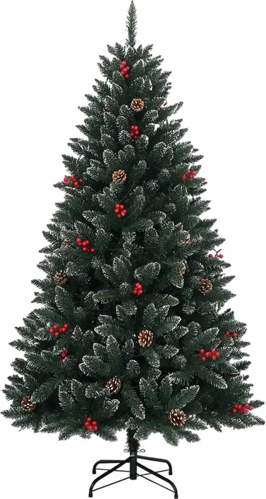 Umělý vánoční stromek s 300 LED 210 cm 3315756