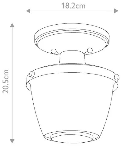 Quoizel QZ-DUBLIN-SF-PC - Koupelnové svítidlo DUBLIN 1xE27/40W/230V IP44 chrom