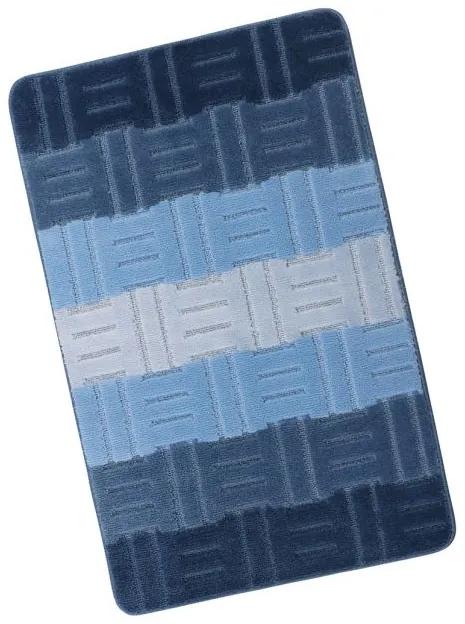 Bellatex koupelnová předložka ELLI Tarma modrá, 60x100, 60x50 cm