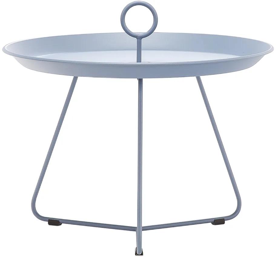 OnaDnes -20% Světle modrý kovový konferenční stolek HOUE Eyelet 57,5 cm