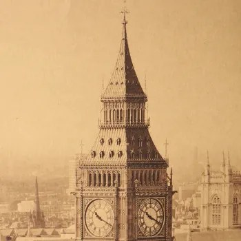 Plakát úžasné stavby, Big Ben, č.099, 50.5 x 36 cm